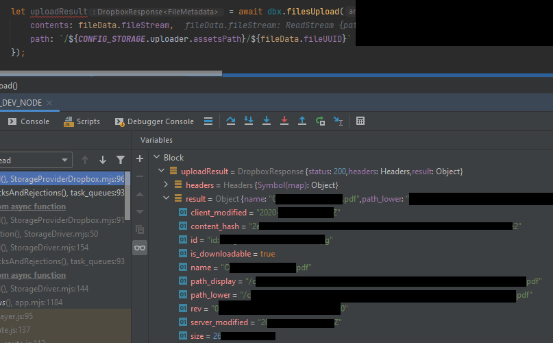 API inconsistency: "filesDownload" returns an error as a string instead of an object · Issue ...