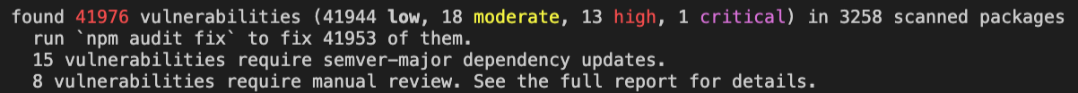 👍 Fix npm vulnerabilities · Issue #1057 · Qiskit/qiskit.org · GitHub