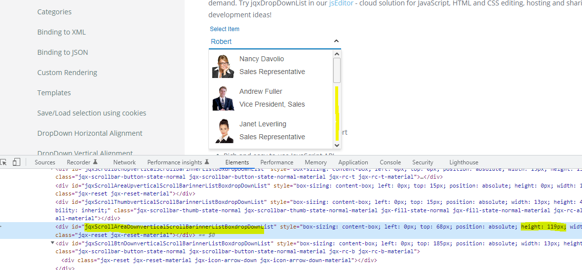 Unable To Scroll Jqx Widget Dropdown In Cypress · Issue 22917 · Cypress Iocypress · Github 1744