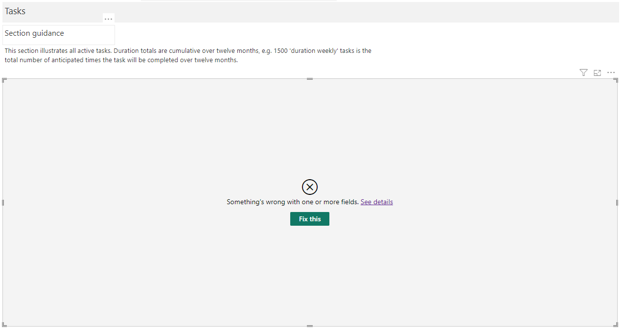 Unable to see many visuals for Power Platform Administration Planning Power BI report · Issue ...
