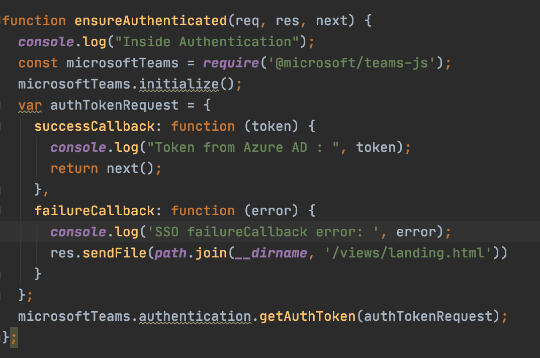 How to handle SSO authentication in server side Node JS · Issue #359 ...