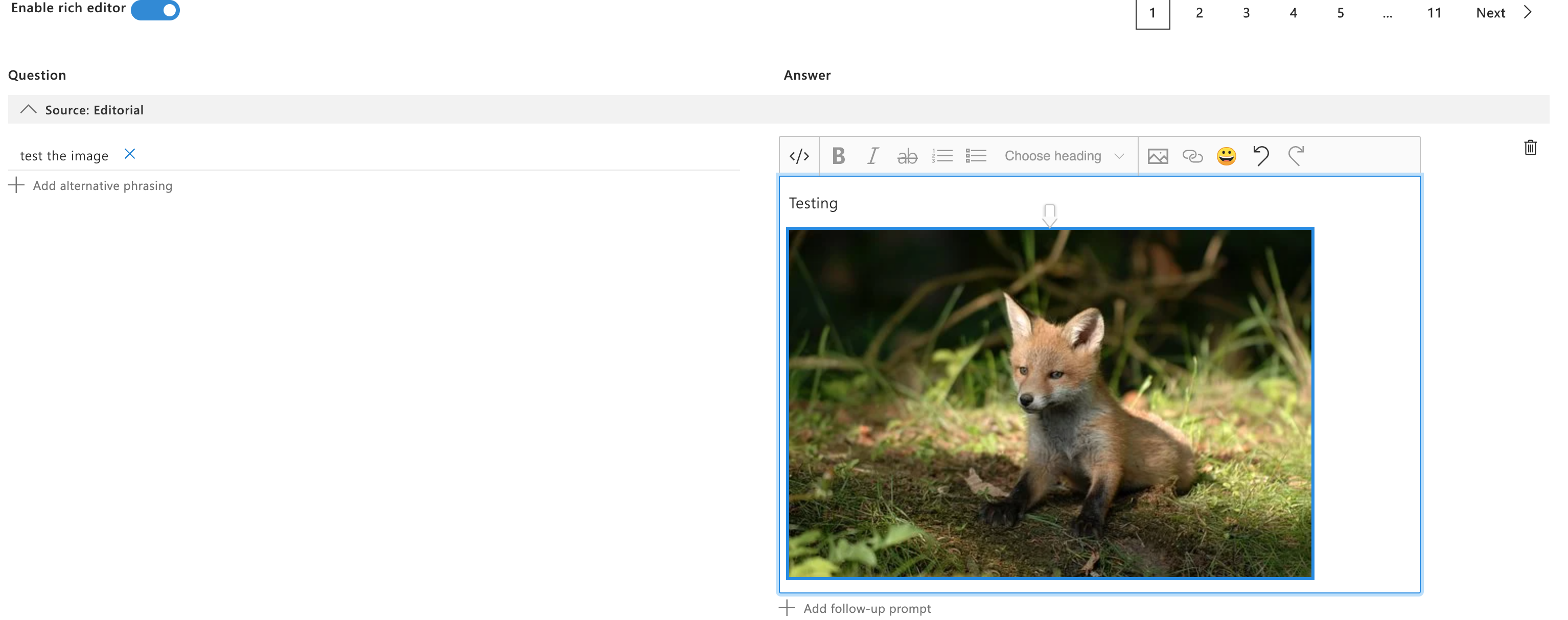 Security Issue Since Qna Maker Image Urls Needs To Be Public · Issue 881 · Microsoft