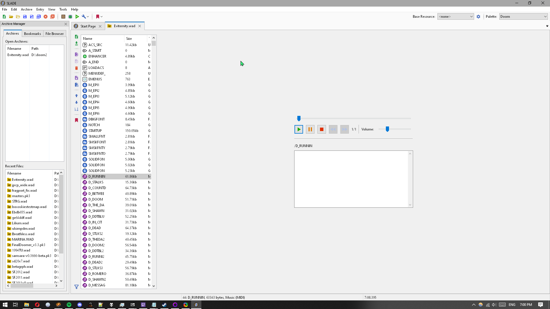 Audio metadata window is blank on Windows 10 · Issue #1259 · sirjuddington/SLADE · GitHub