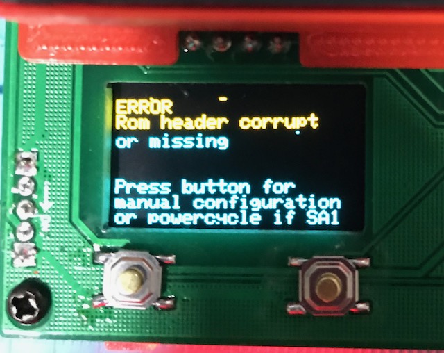 SNES: ERROR Rom header corrupt or missing · sanni cartreader ...
