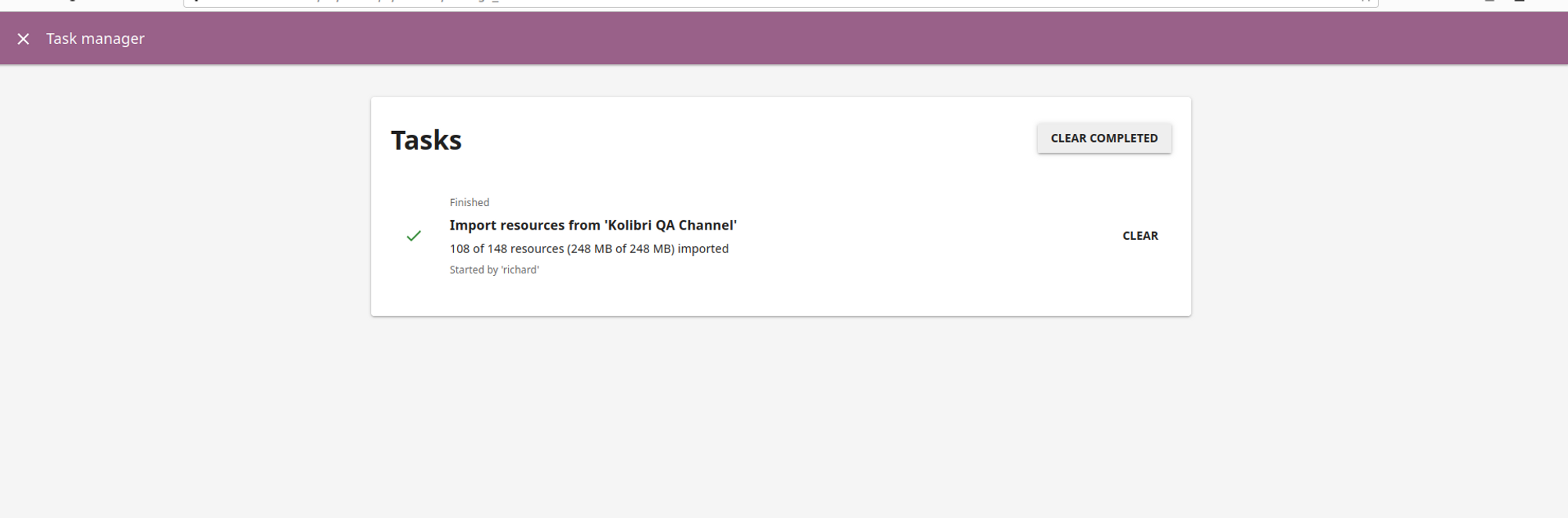 Task manager: Import containing duplicate resources results in a mismatch · Issue #10287 ...