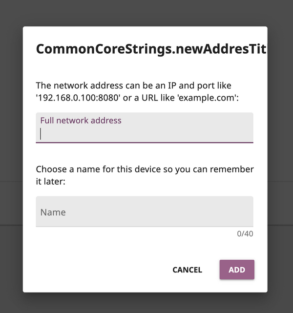 String missing in the ‘select device/address’ modal · Issue #10330 ...