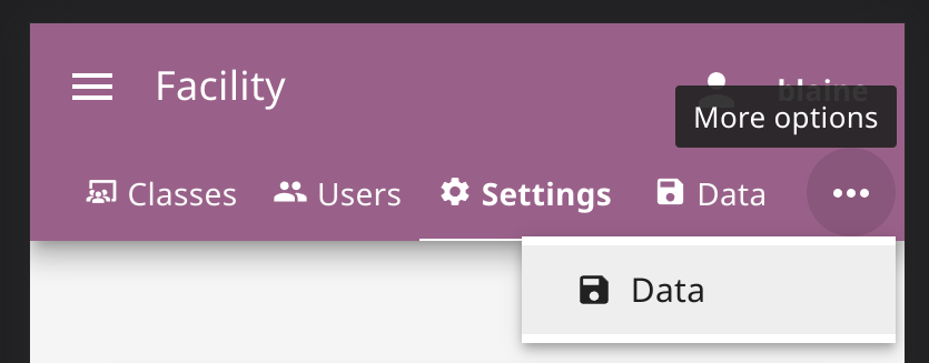 Double "Data" Tab on the "Facility Page" · Issue #10533 · learningequality/kolibri · GitHub