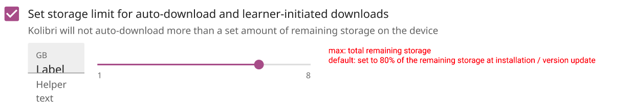 Device Settings Incorrect Default Value For The Storage Limit Slider · Issue 11176