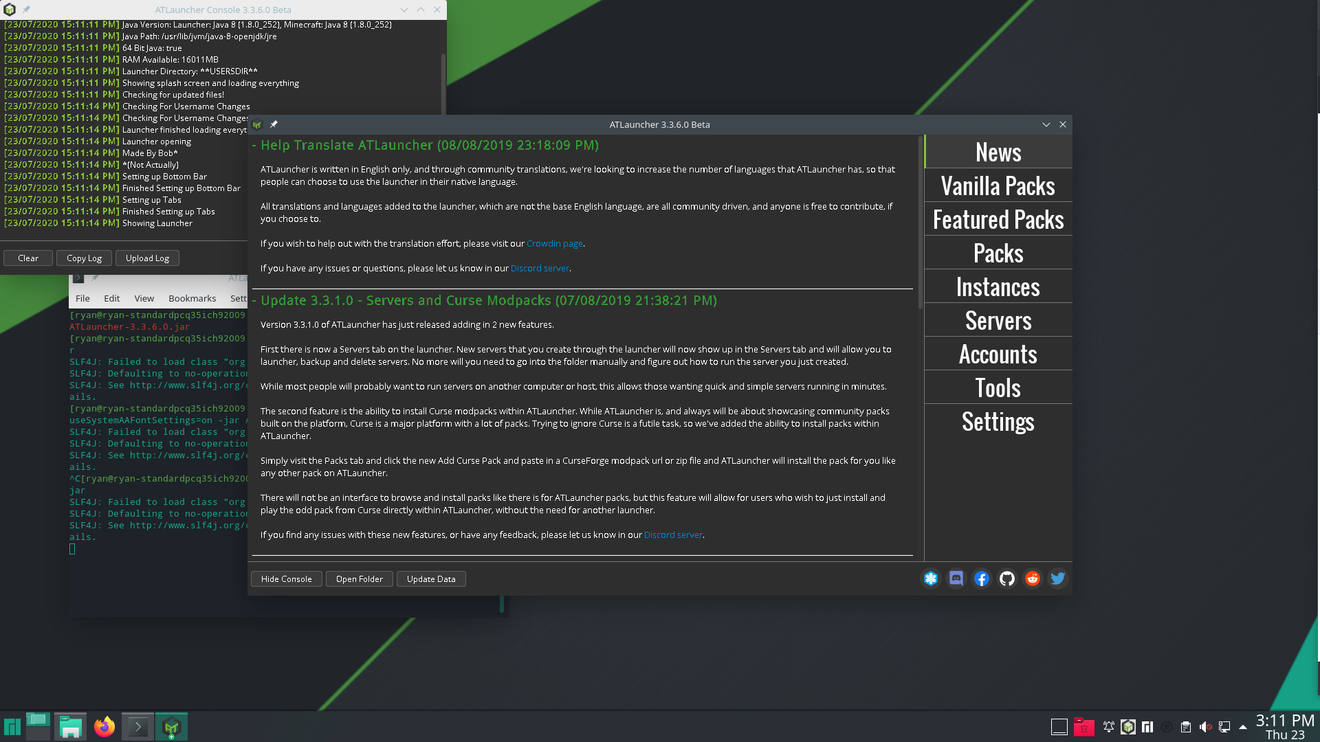 Font display issues on Linux · Issue #398 · ATLauncher/ATLauncher · GitHub