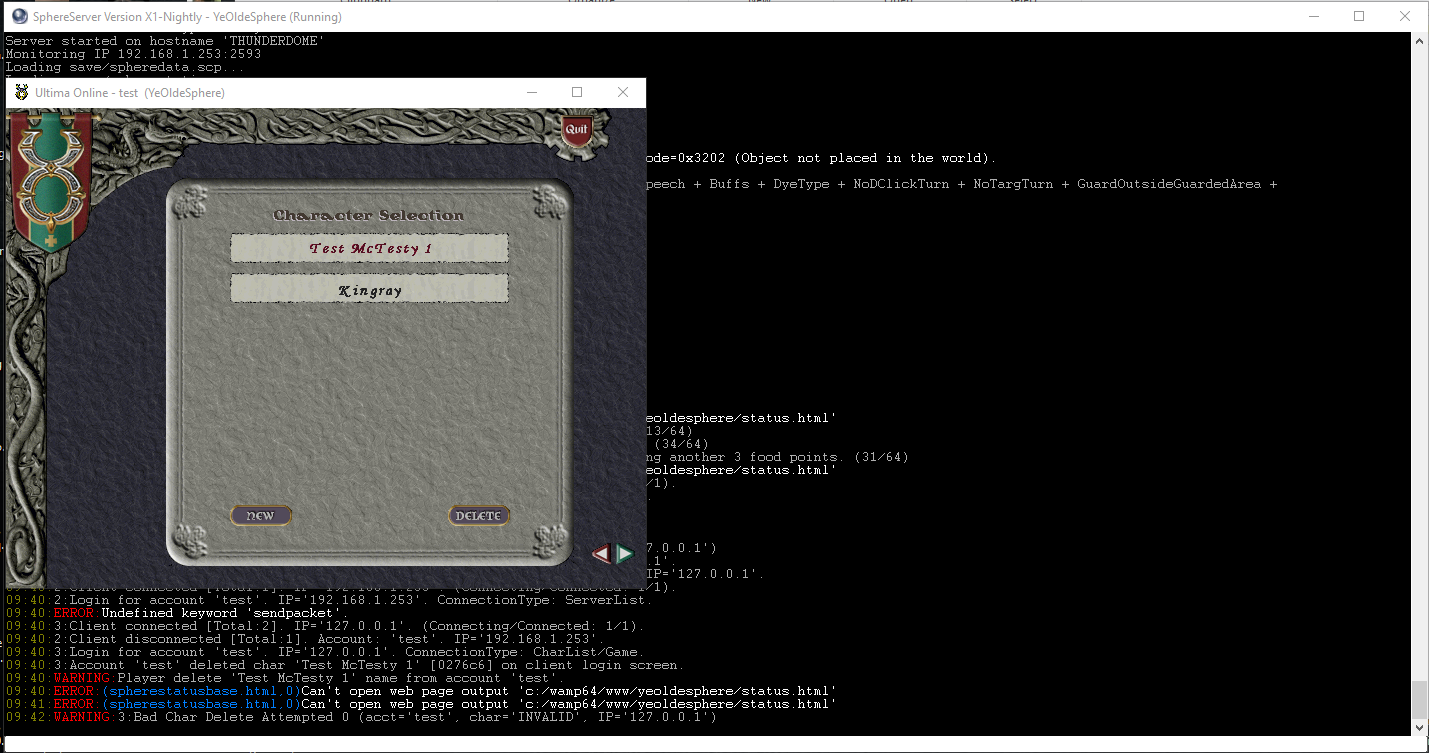 Delete character issue · Issue #873 · Sphereserver/Source-X · GitHub
