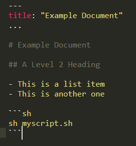 Markdown: Wrong syntax highlighting when using YAML front matter ...