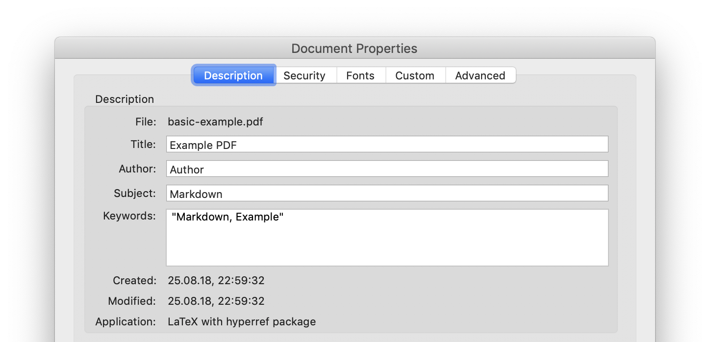Support The `subject` Metadata Variable When Generating Pdfs Via Latex · Issue 5288 · Jgm