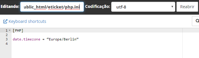 Invalid date.timezone value 'UTC-3, we selected timezone UTC now · Issue #777 · opensupports ...