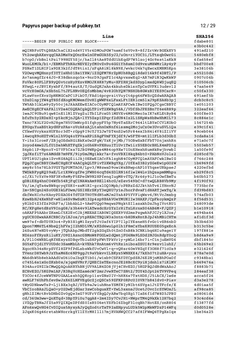 GitHub - ooguz/papyrus: A simple paper backup tool for GnuPG or SSH keys