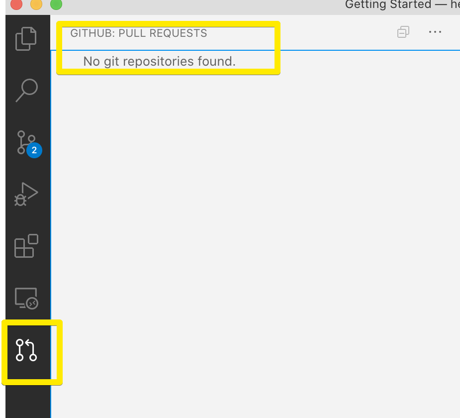 When reviewing a PR in a container then the GHPR extension is not ...