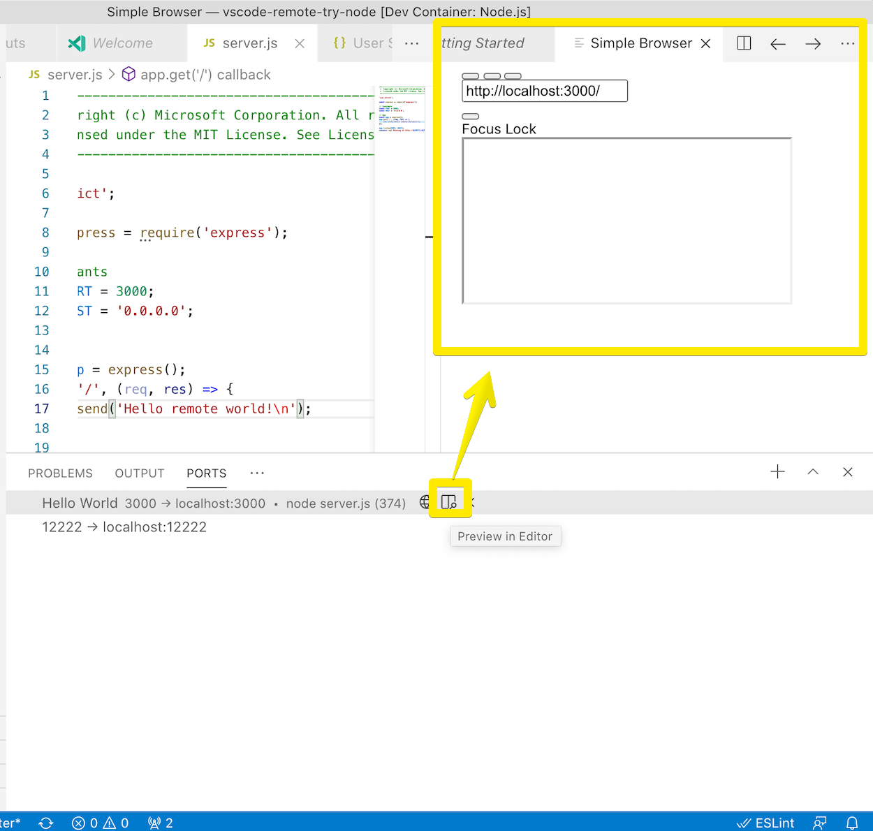 Simple Browser Rendering Issues When Opened From The Ports View For 5952