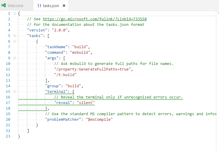 Tasks Ms Build Template Generates Deprecated Tasks Json · Issue 29865 · Microsoft Vscode · Github