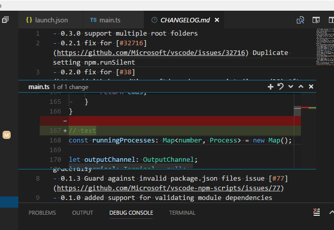 Git diff peek is not removed when switching to another file · Issue #36424 · microsoft/vscode ...