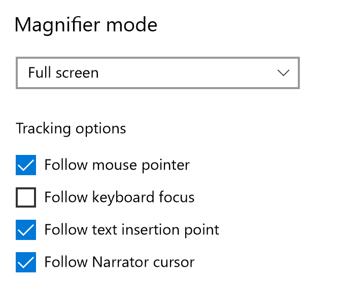 Make the windows' Magnifier follows the text insertion point · Issue ...