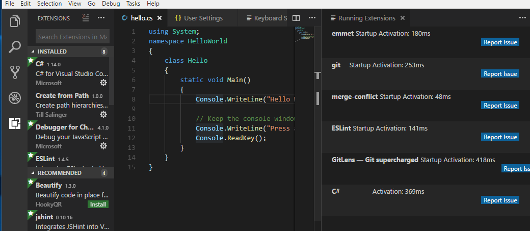 OmniSharp server doesn´t launch in VS Code insider · Issue #2048 · dotnet/vscode-csharp · GitHub