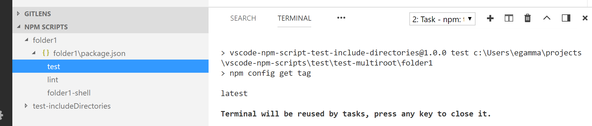 Test: proposed Task API · Issue #46569 · microsoft/vscode · GitHub