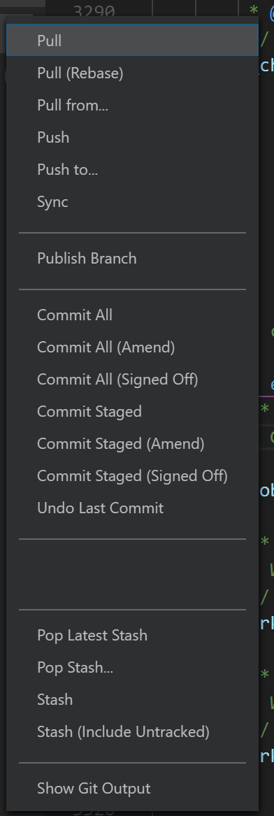 Missing menu entries in SCM menu when using custom menus · Issue #52455 · microsoft/vscode · GitHub