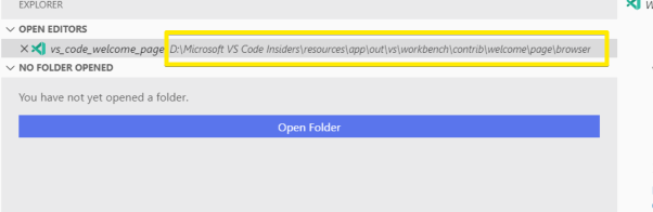 Remote - WSL: open editors shows an absolute path for the welcome page · Issue #1181 · microsoft ...