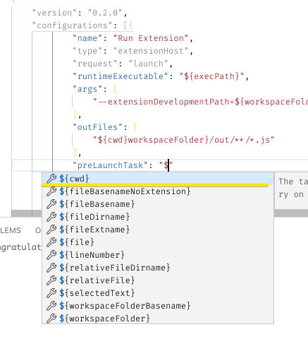 No completion suggestion for '${defaultBuildTask}' · Issue #81816 · microsoft/vscode · GitHub