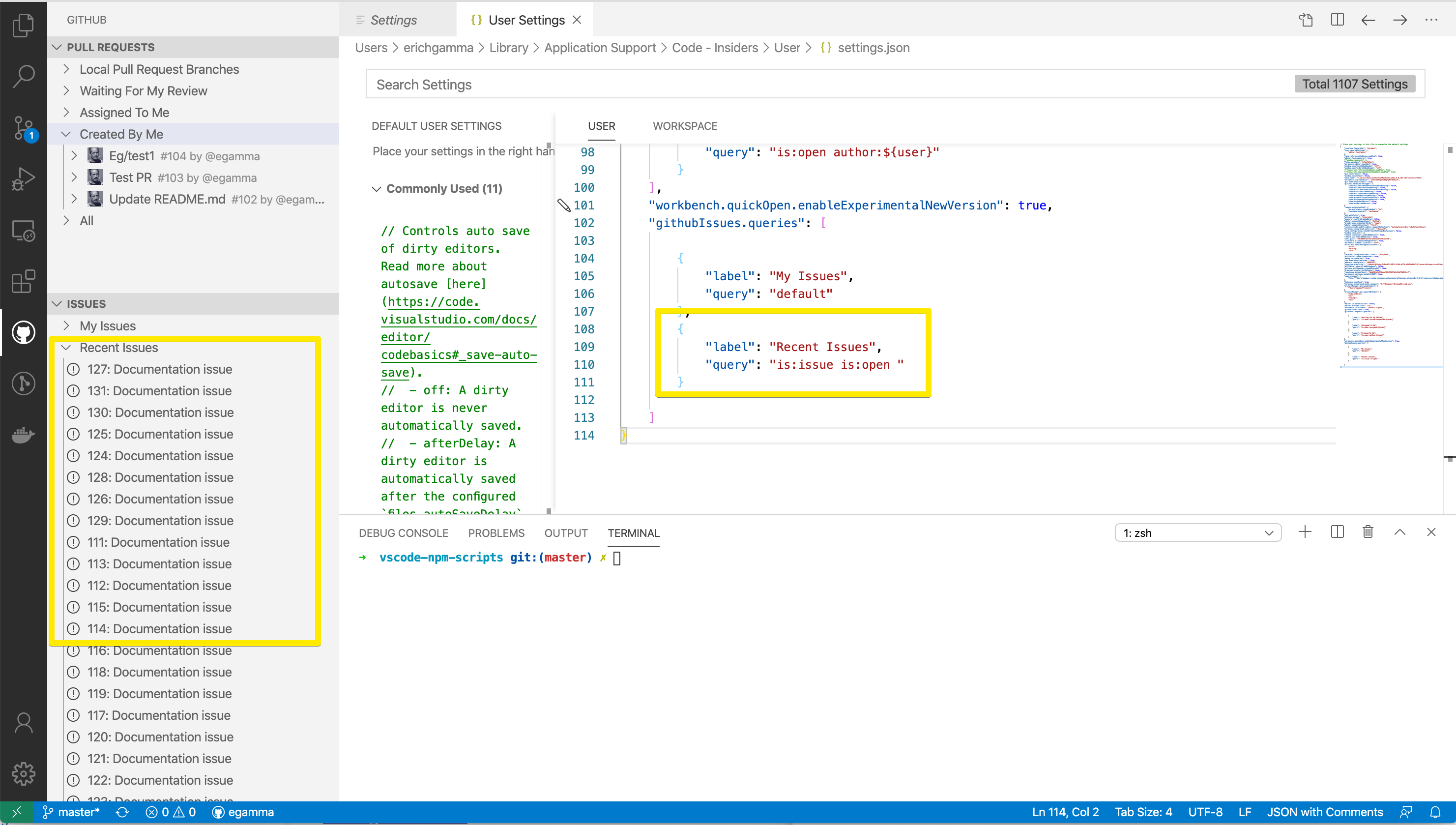 Issues Custom Query Not Scoped To Current Repository · Issue 1587 · Microsoftvscode Pull