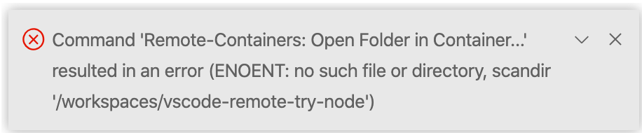 'Open Folder in Container' fails for repository dev containers · Issue #3115 · microsoft/vscode ...