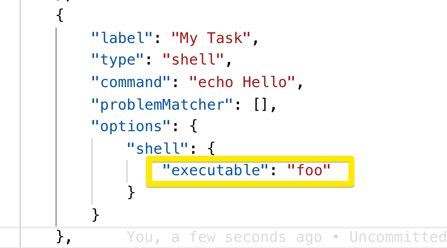 Align error message with task configuration terminology · Issue #101482 · microsoft/vscode · GitHub