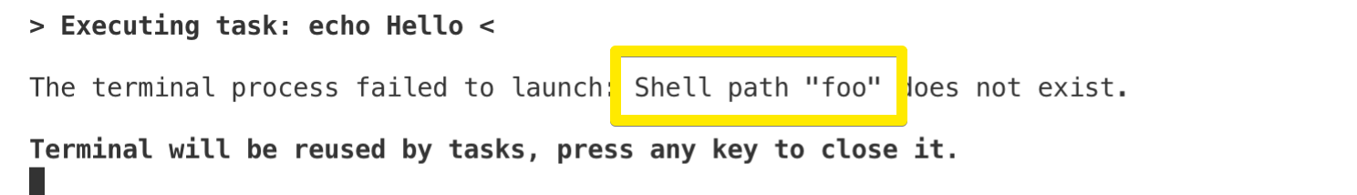 Align error message with task configuration terminology · Issue #101482 · microsoft/vscode · GitHub