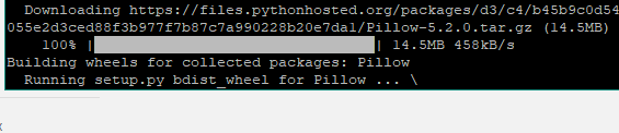 Problems installing Pillow (PIL) · Issue #234 · FormerLurker/Octolapse · GitHub