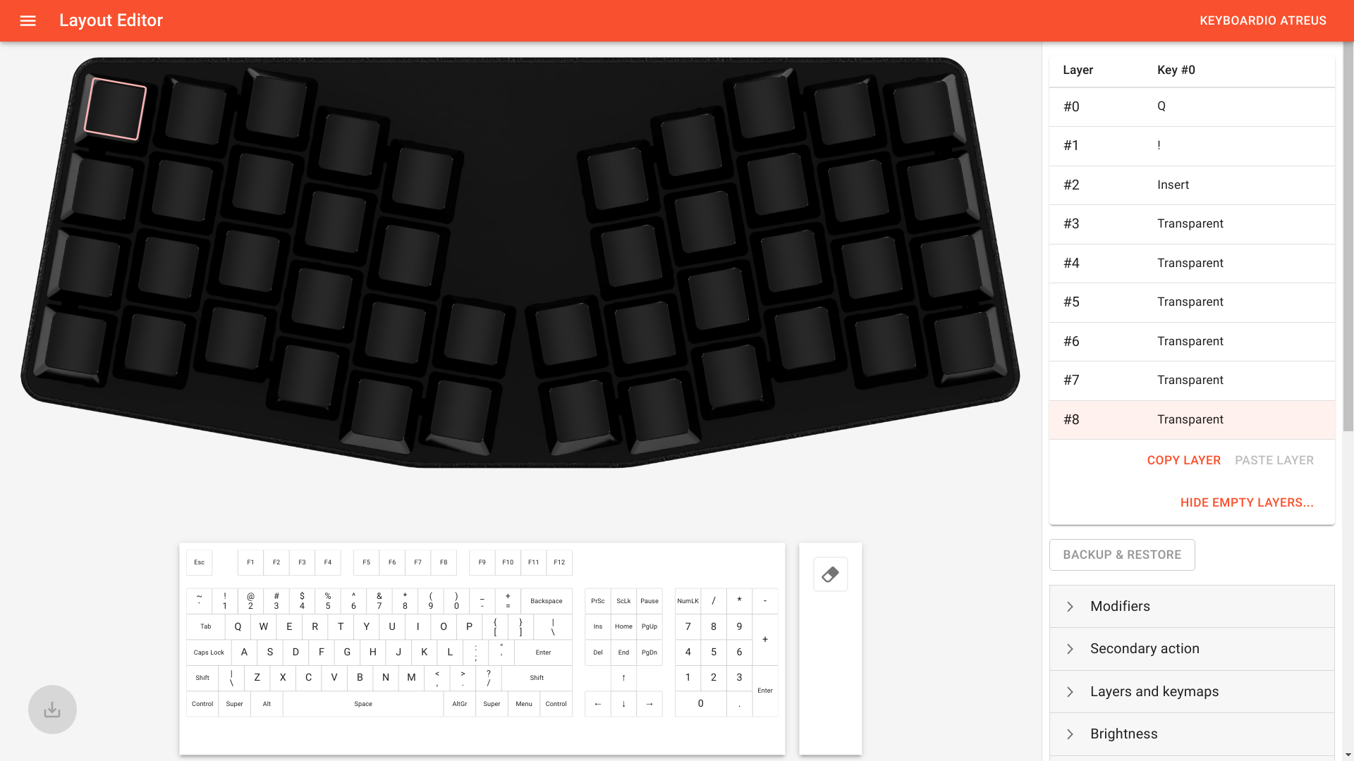 Layer copy & paste is not displayed when there are no empty layers · Issue #1162 · keyboardio ...