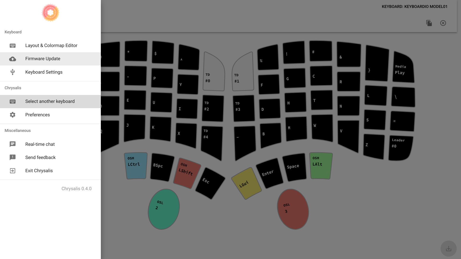 Navigation issues · Issue #312 · keyboardio/Chrysalis · GitHub