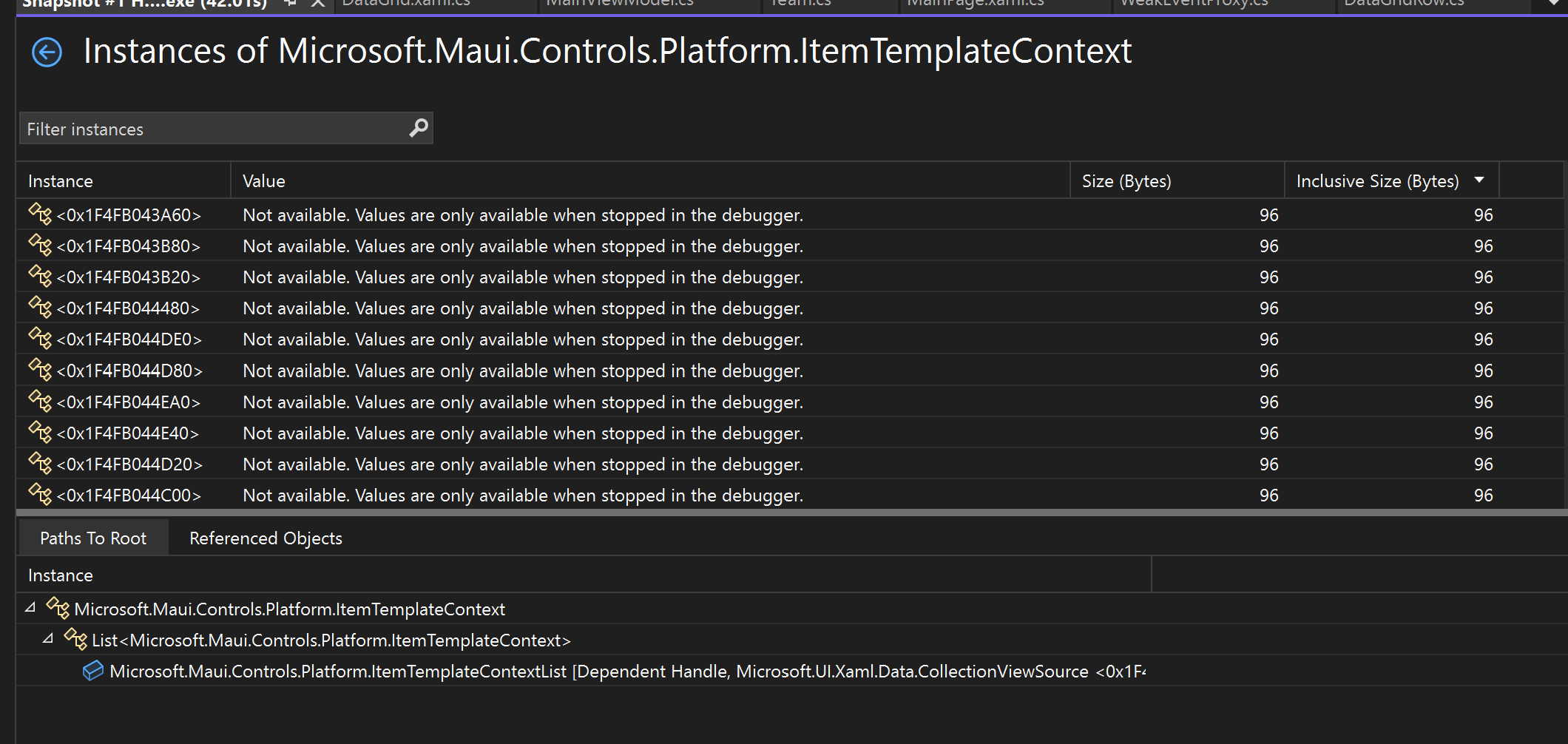 Memory Leaks On Latest Net 8 Preview With Windows · Issue 16436 · Dotnetmaui · Github