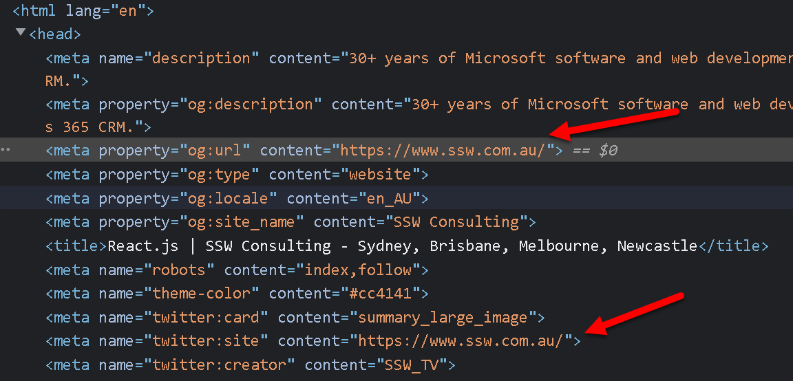 🐛 OpenGraph | Incorrect Canonical URL · Issue #417 · SSWConsulting/SSW.Website · GitHub