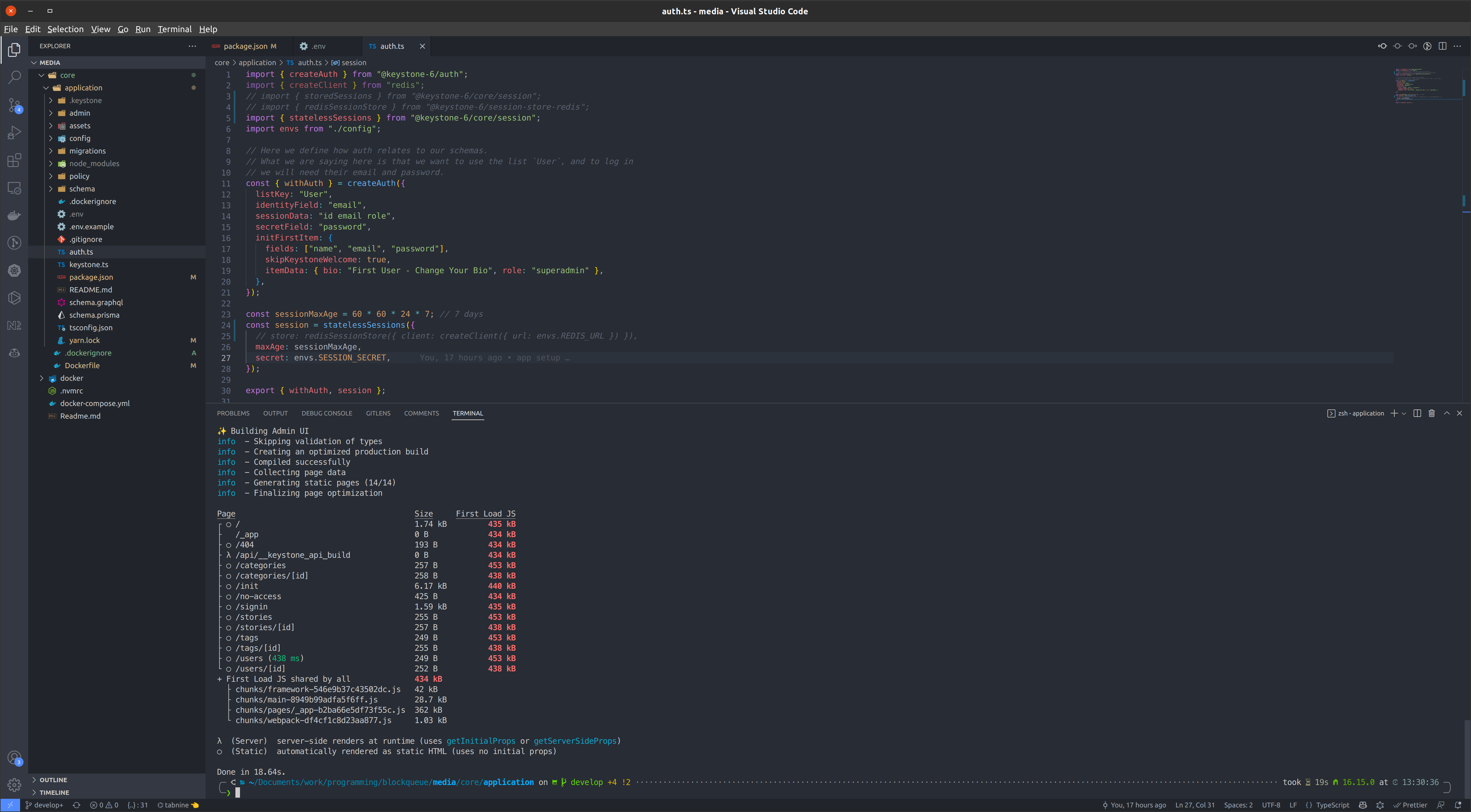 Error doing production build. Redis store session · Issue #7606 · keystonejs/keystone · GitHub