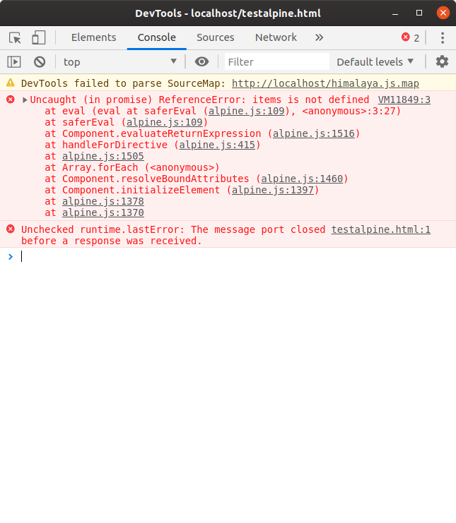 combine x-for with x-data on same element · Issue #339 · alpinejs/alpine · GitHub