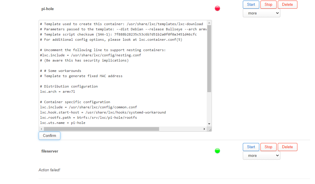 Luci App Lxc Action Failed When Configuring Container · Issue 6098 · Openwrt Luci · Github
