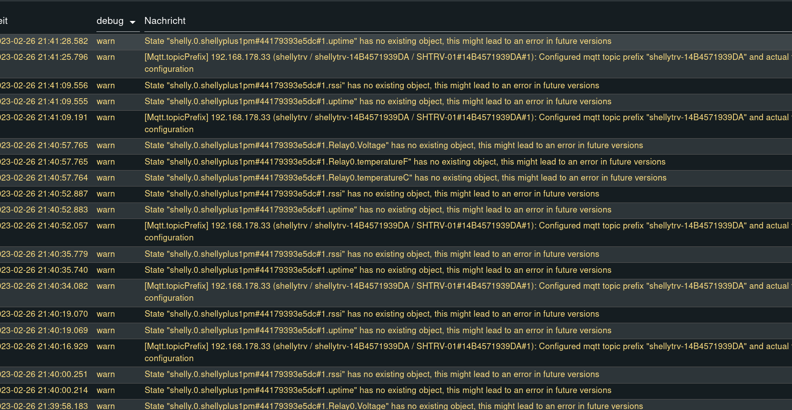 Objects were not regenerated from scratch after cleanup · Issue #777 · iobroker-community ...