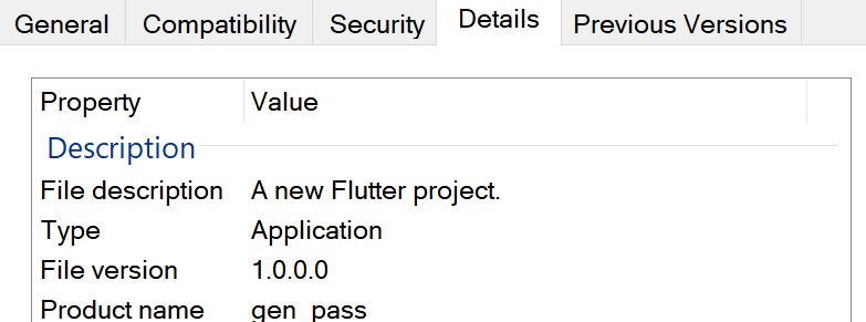 Document how to set Windows binary name and file description · Issue ...
