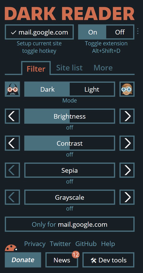 Gmail View sections cannot display. · Issue #2277 · darkreader/darkreader · GitHub