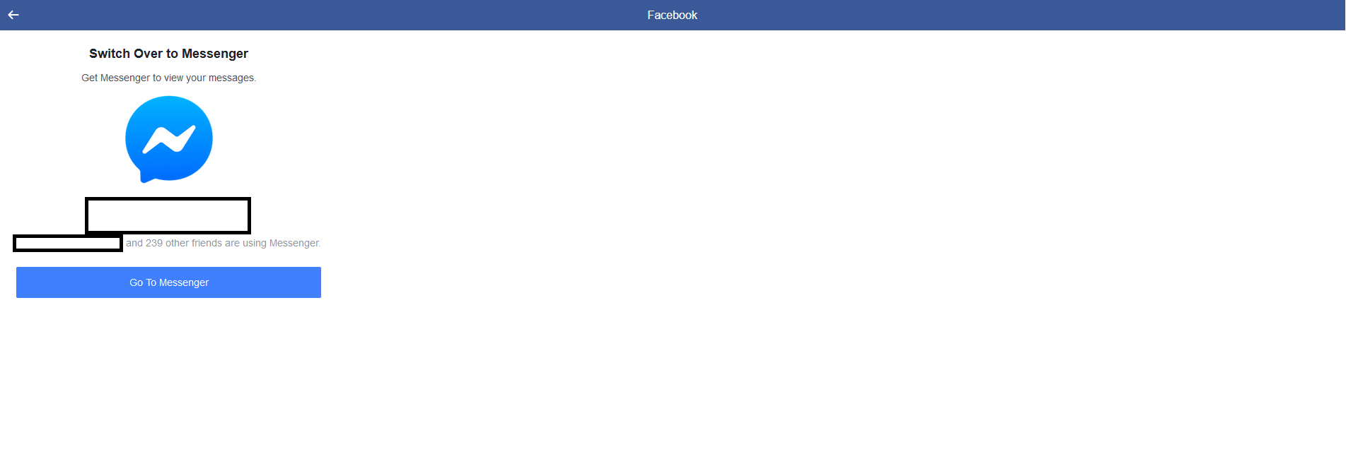 Facebook forces to install Messenger when trying to view messages on ...