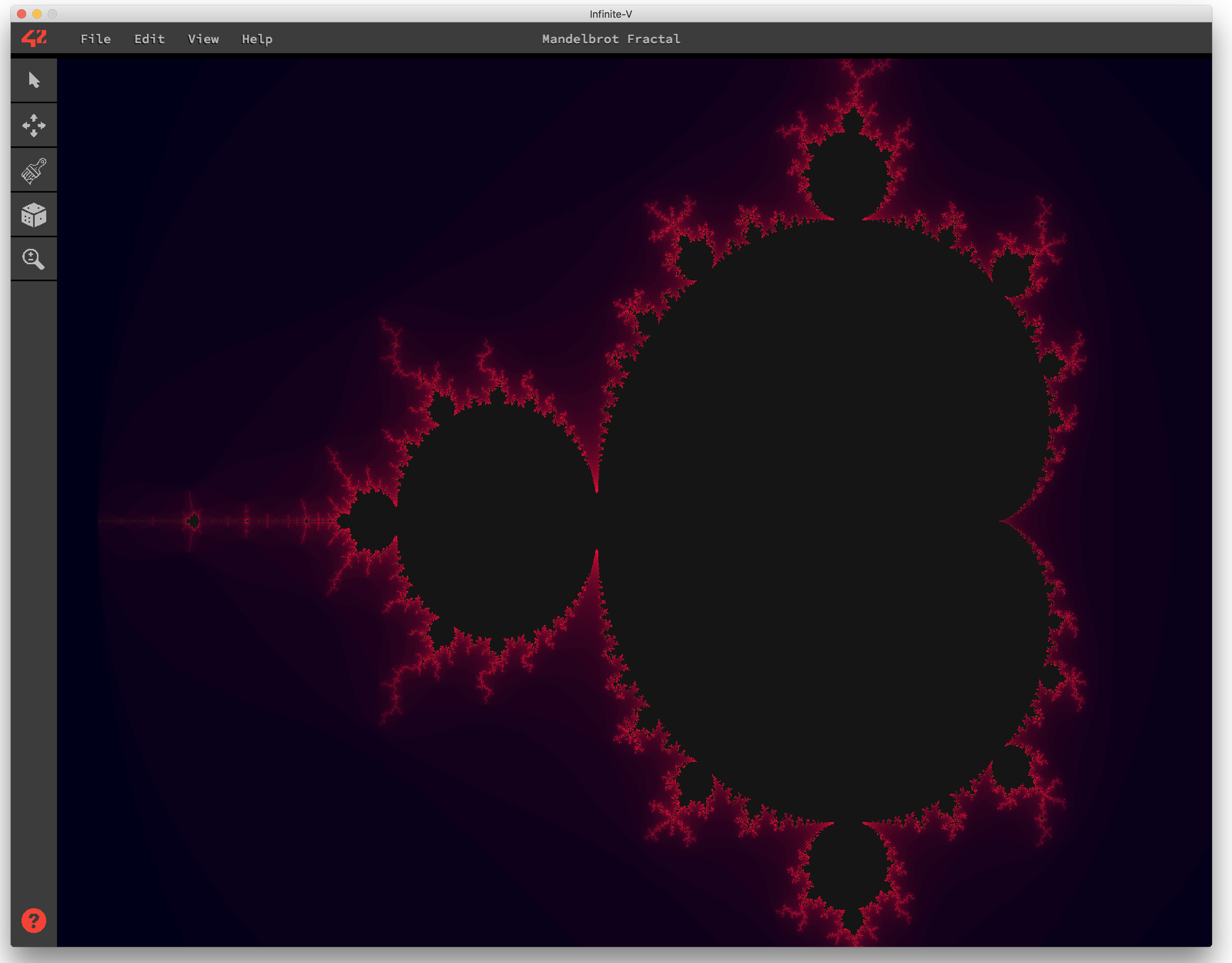 Github Tonoli Infinite V Graphic Project Fractal Viewer