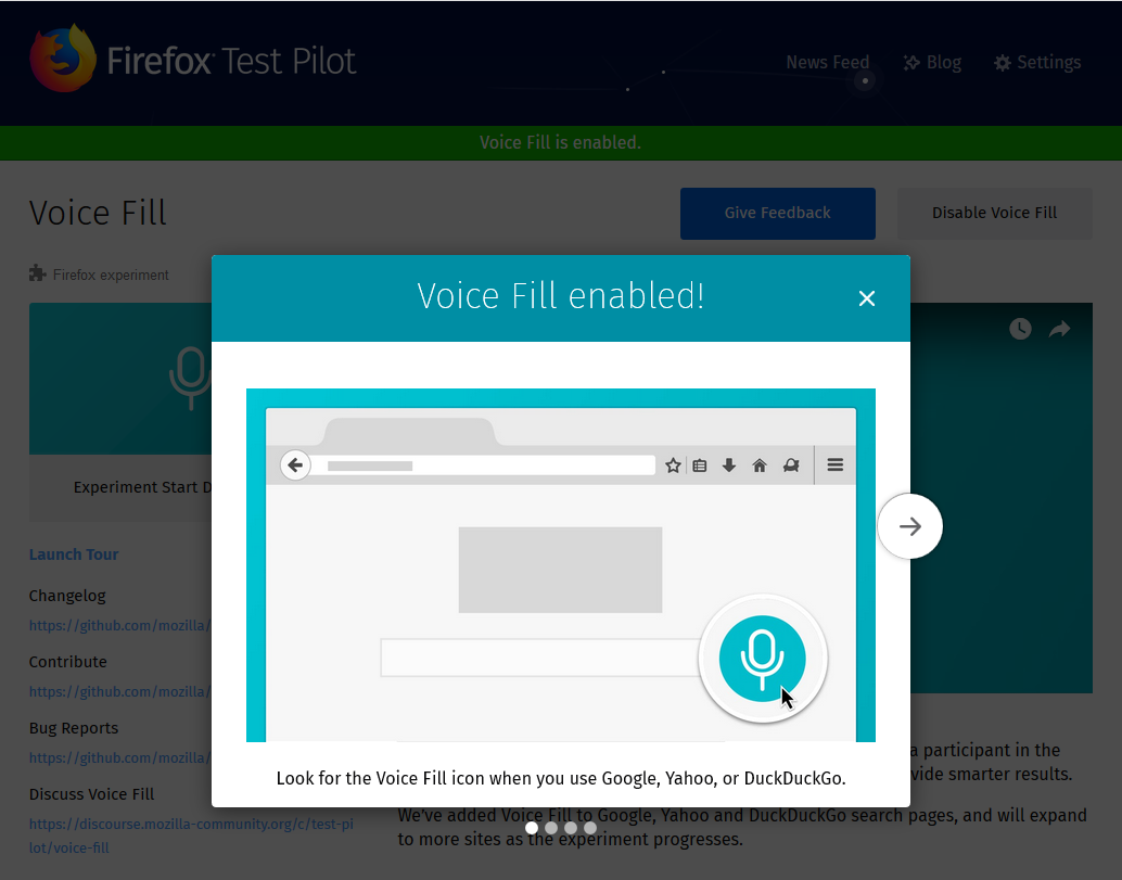 Add back the "enabled!" string on enabled experiment tour modal header ...