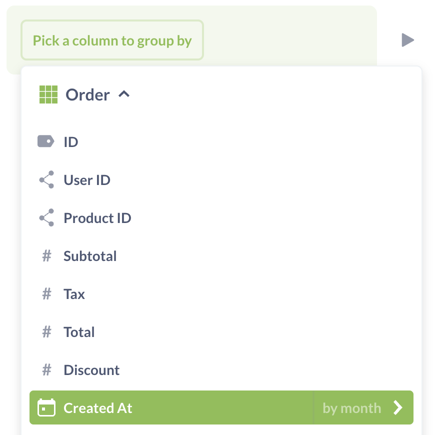[MLv2] Let the FE find out default temporal bucket for a given column · Issue #30368 · metabase ...
