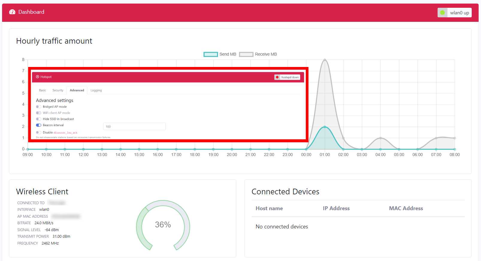 WiFi client AP mode greyed out even with wifi client configured · Issue #986 · RaspAP/raspap ...