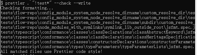 CLI not able to clear long filename message · Issue #9061 · prettier/prettier · GitHub