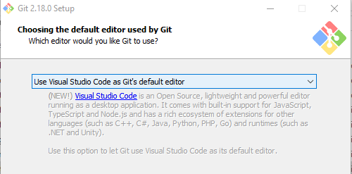 'git for Windows' won't alow user setup for vscode · Issue #57091 ...